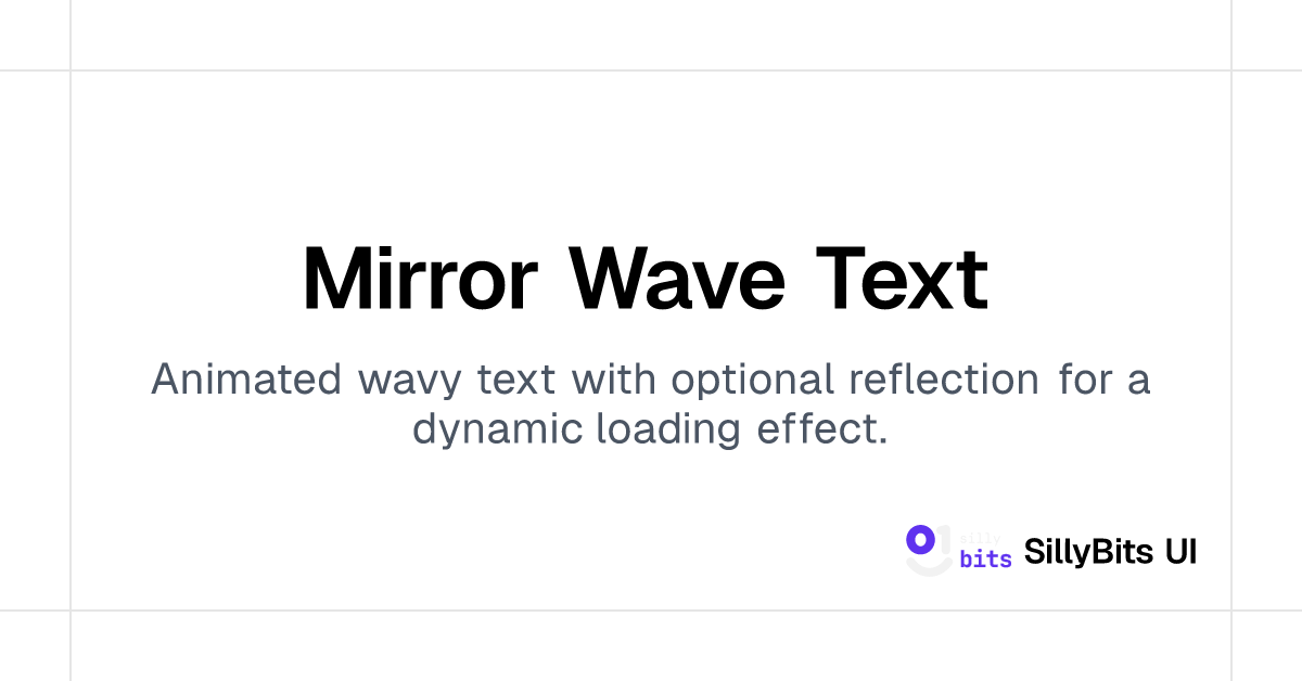 Mirror Wave Text | SillyBits UI